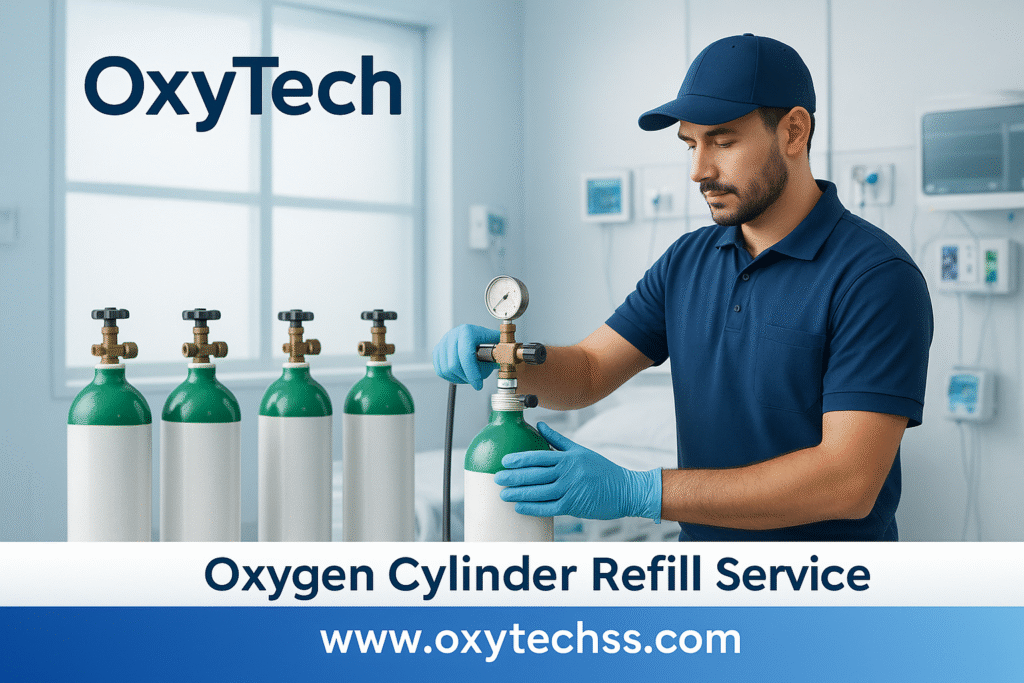 Oxygen Cylinder Refill Services in Saudi Arabia | High Quality
